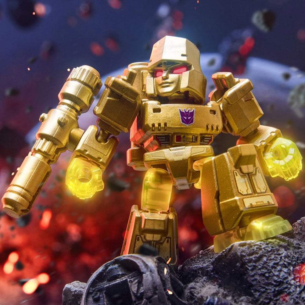 Blokees Transformers 03 Heavy Metal War Gold G1 Megatron Defender Toy ...