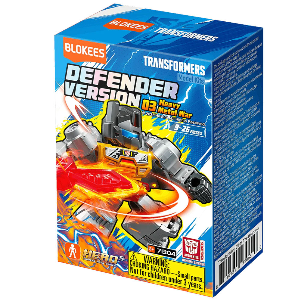 Blokees Transformers 03 Heavy Metal War Clear G1 Shockwave Defender ...