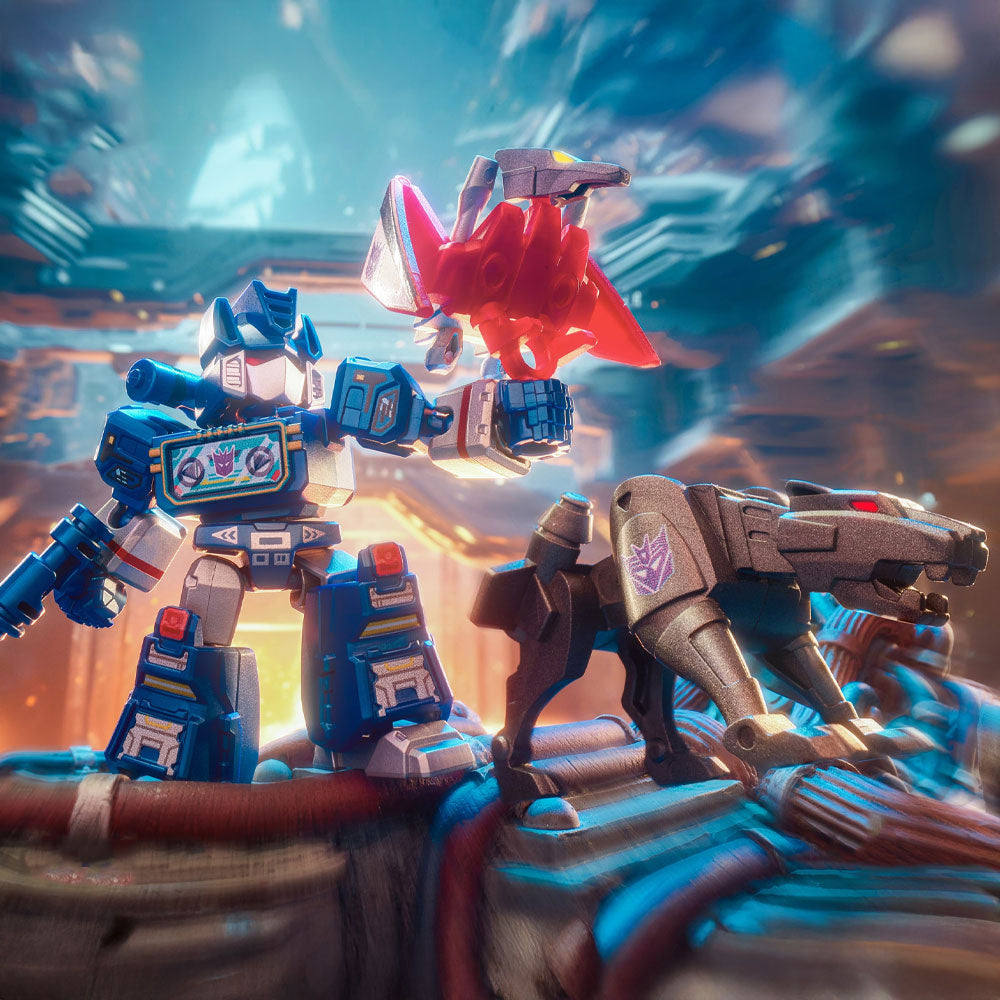 Blokees Transformers 3 Heavy Metal Soundwave Laserbeak Ravage Defender ...