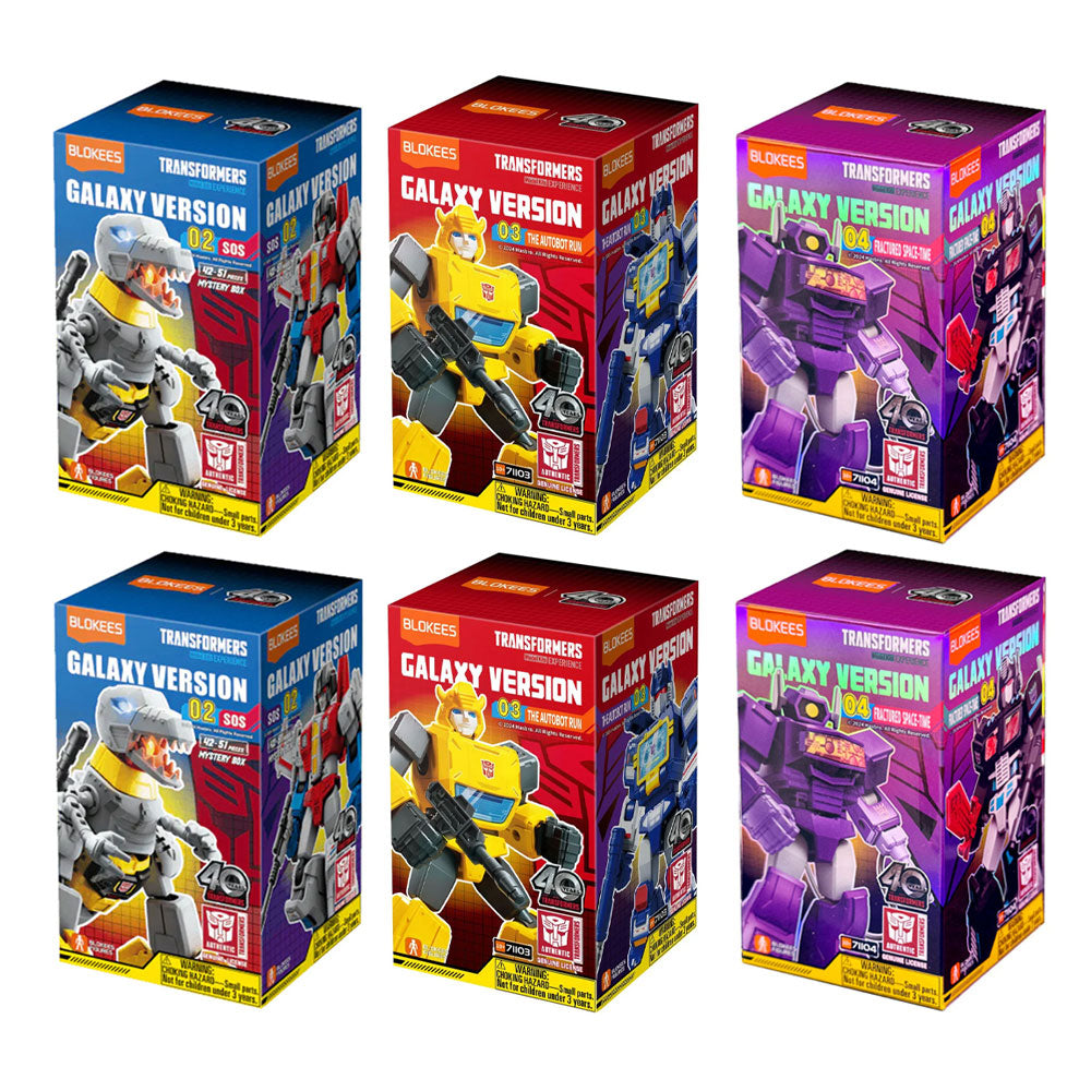 Blokees Transformers Constructicons 6-Figure Bundle Galaxy Version Toy ...