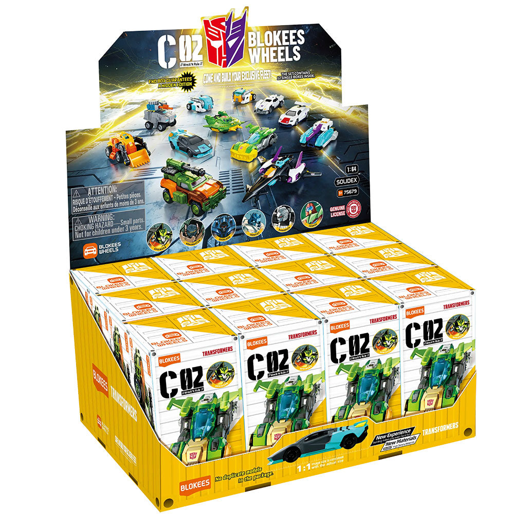 Blokees Transformers Wheels C02 Wreck'N Rule Sealed Case of 12 Cars ...