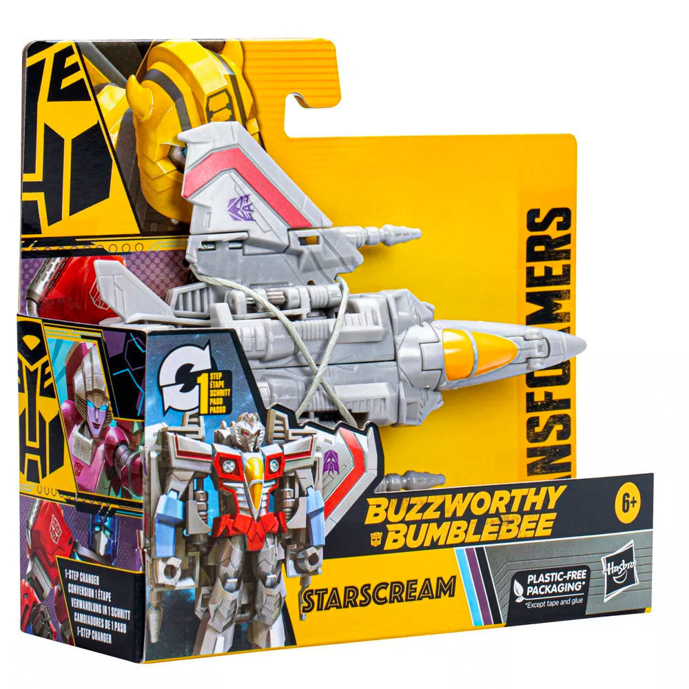 Transformers Buzzworthy Bumblebee 1-step changer Starscream Target Toy ...