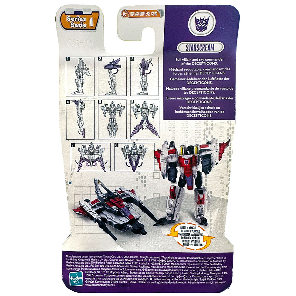 Transformers Cybertron Legends Starscream Cybertronian Jet Italy Euro ...