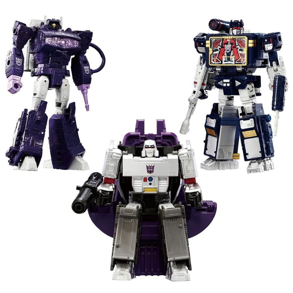 Transformers Dramatic Capture Series Nemesis Bridge Shockwave Megatron ...