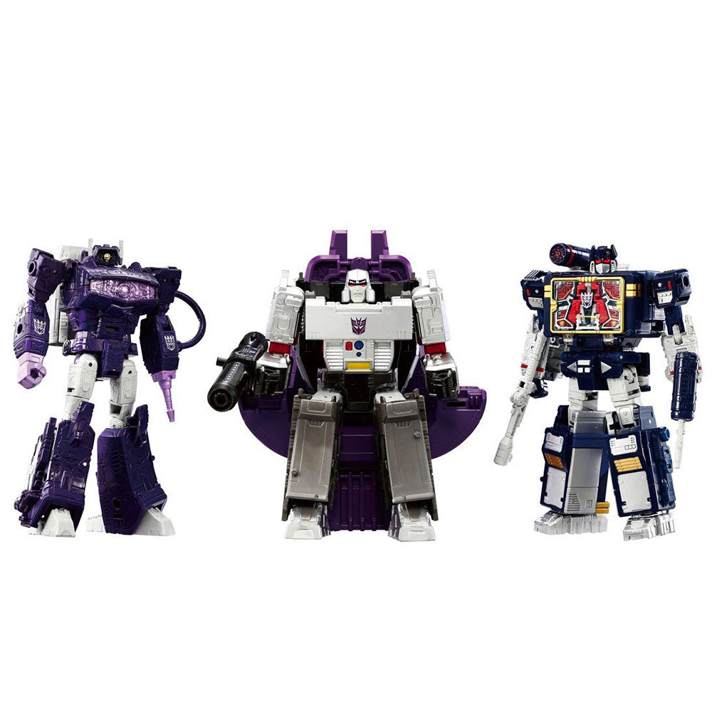 Transformers Dramatic Capture Series Nemesis Bridge Shockwave Megatron ...