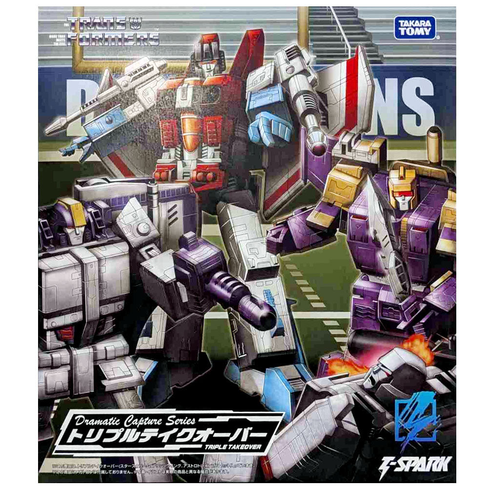 Transformers Dramatic Capture Series Triple Takeover Astrotrain Japan ...