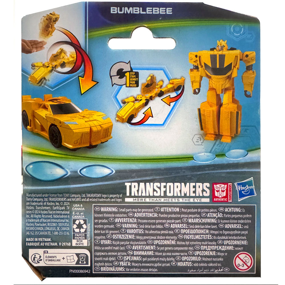Transformers Earthspark Bumblebee 1-step Flip Changer Closed Hangtag ...
