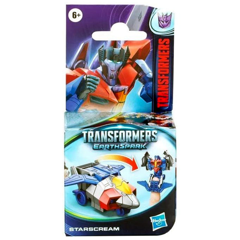 Buy Transformers Earthspark Starscream Tacticon Mini Jet Robot Toy ...