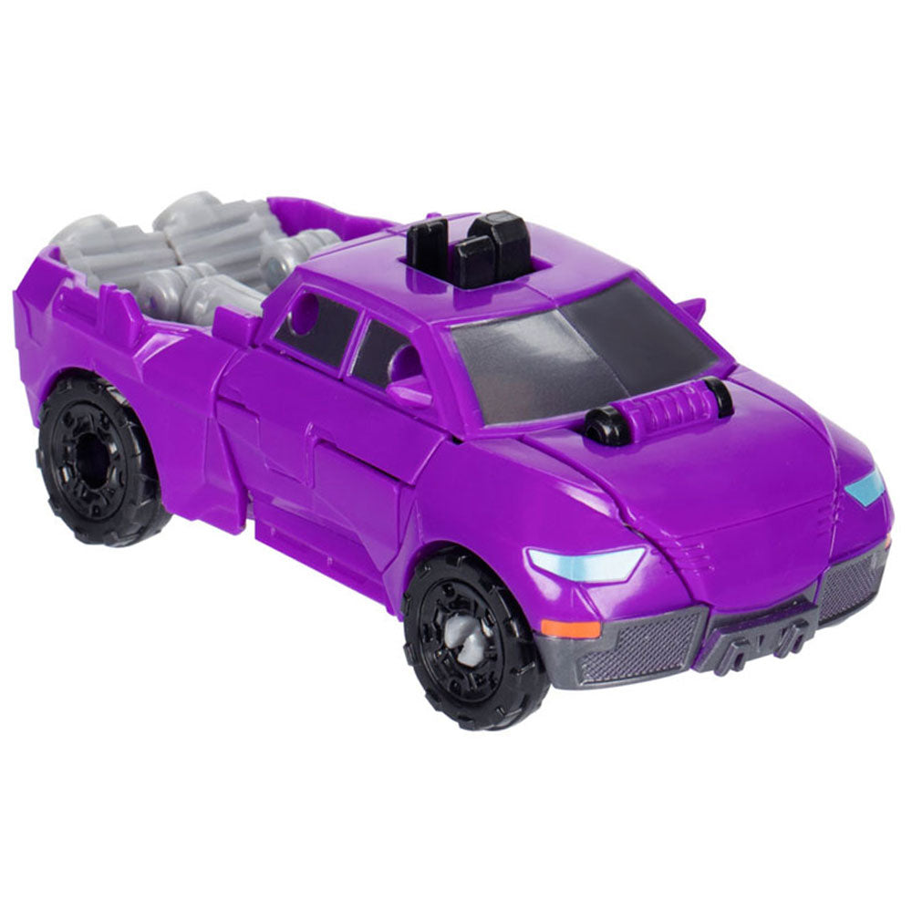 Transformers Earthspark Terran Hashtag Warrior Purple Pickup Robot Toy ...