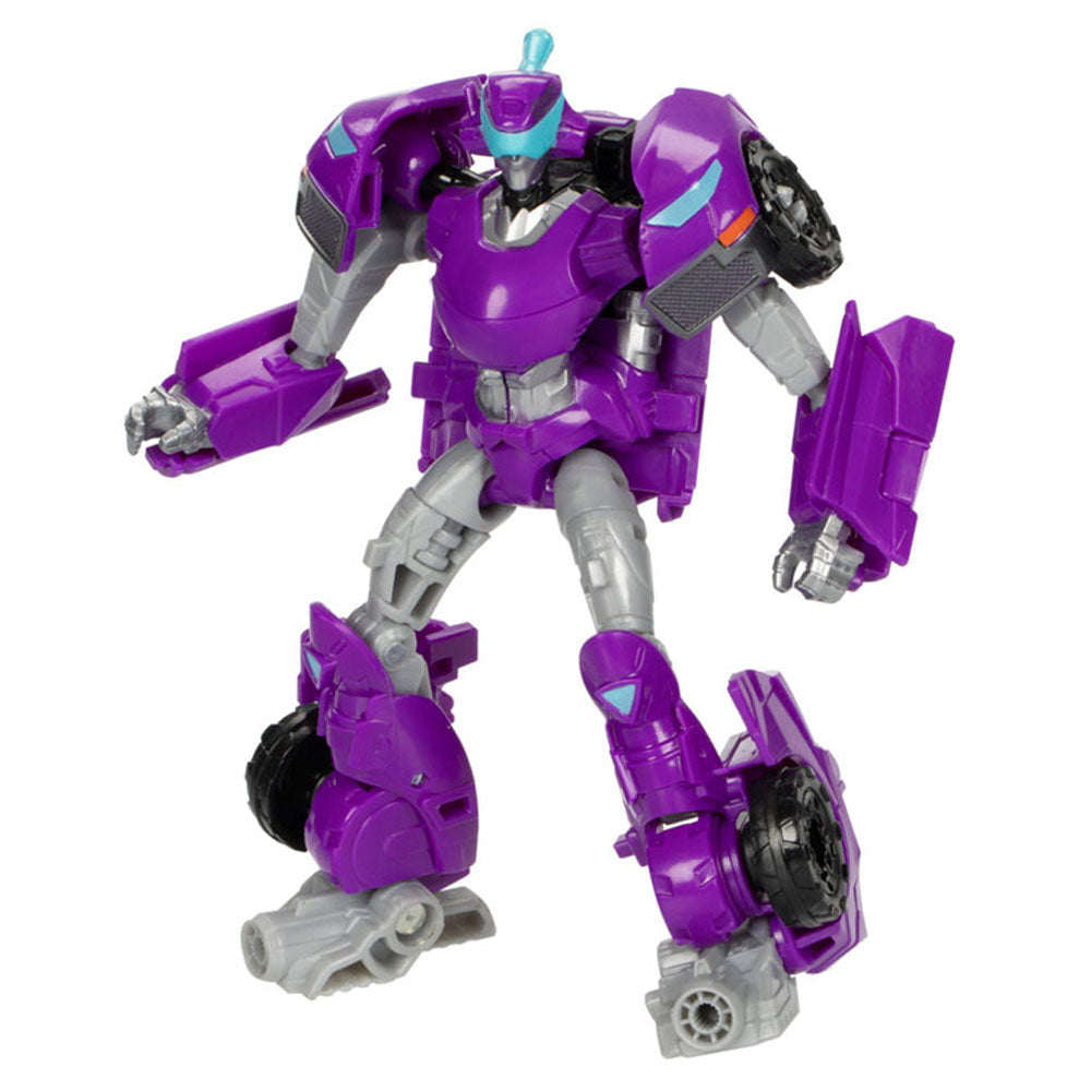 Transformers Earthspark Terran Hashtag Warrior Purple Pickup Robot Toy ...