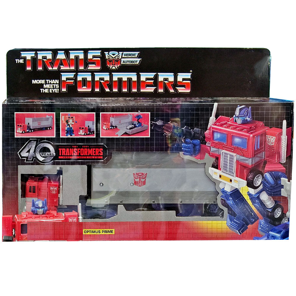Transformers Retro TF:TM G1 Optimus Prime reissue 40th Anniversary Toy ...