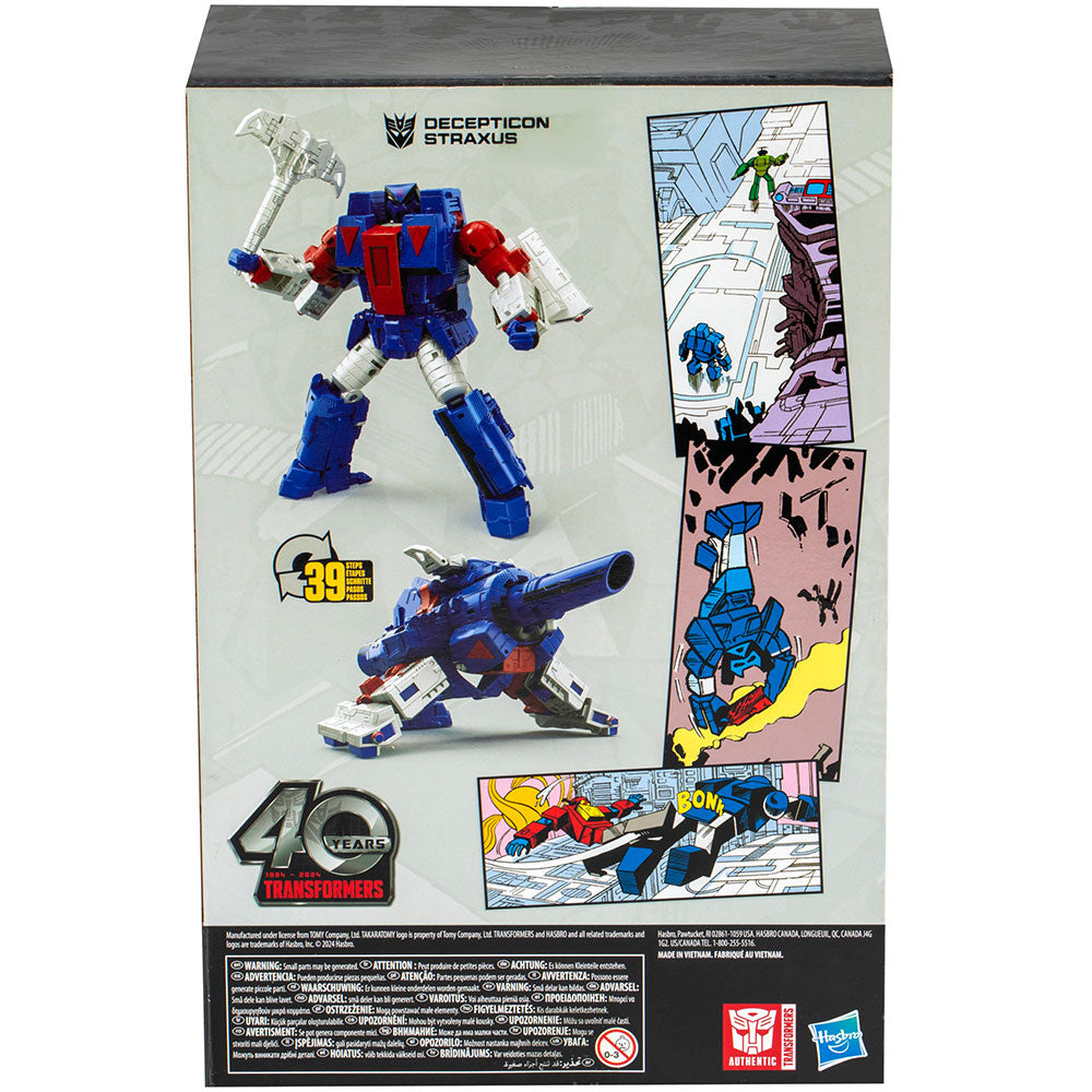 Transformers Generations Comic Edition Straxus G1 Marvel 40th Toy ...