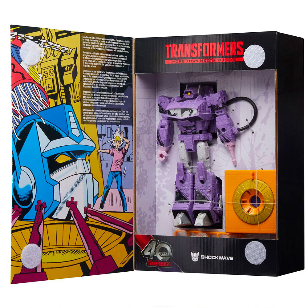 Transformers Generations Comic Edition Shockwave G1 Marvel 40th Toy ...