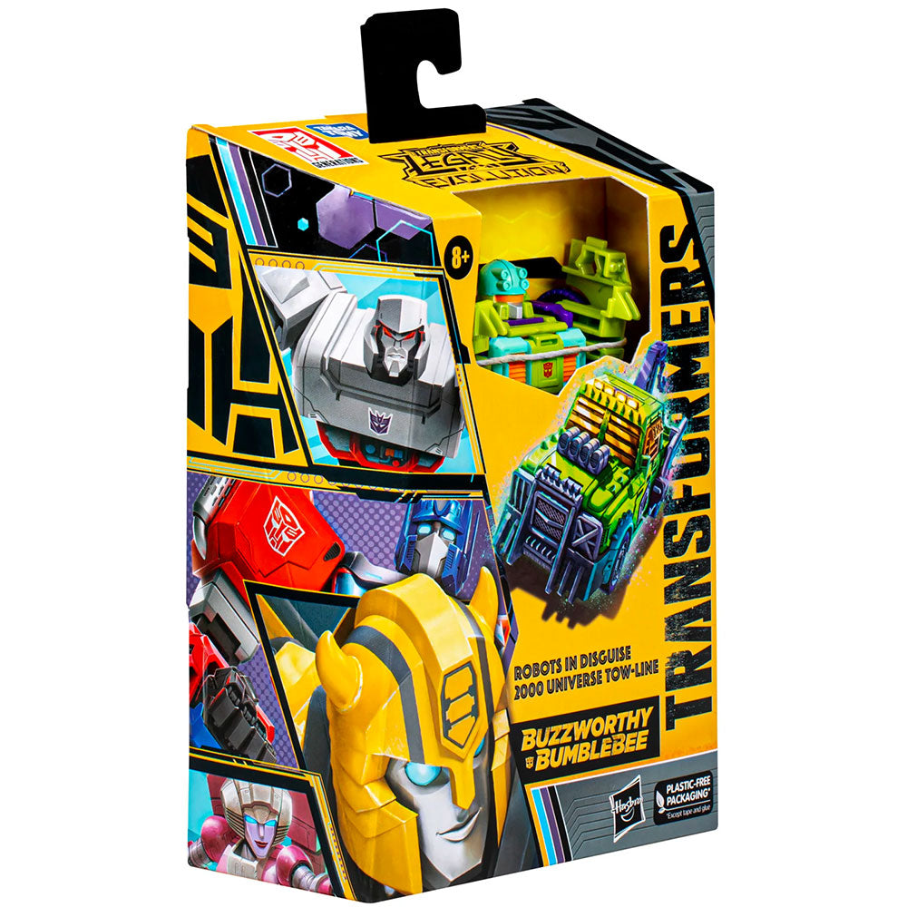 Transformers Buzzworthy Bumblebee Legacy Evolution Tow-Line Deluxe RID ...