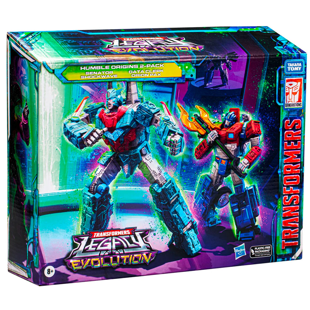 Transformers Legacy Evo Humble Origins Senator Shockwave Orion Pax Set ...