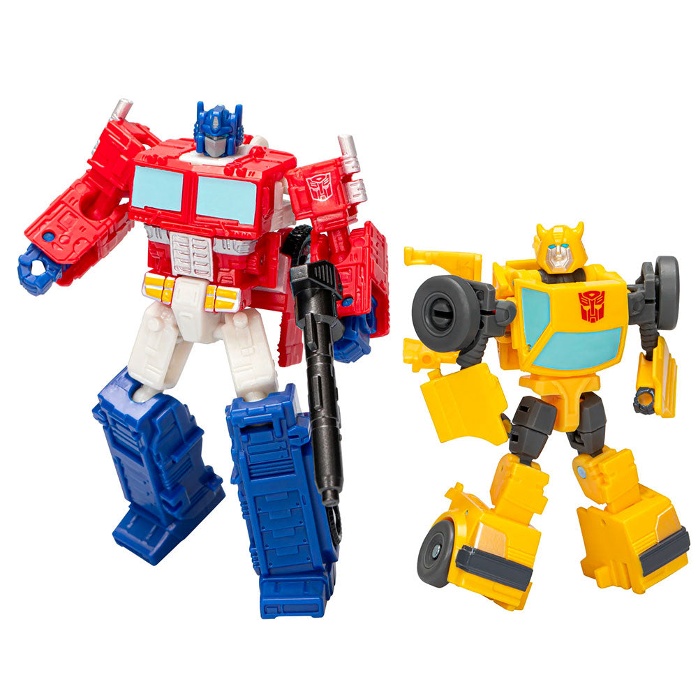 Transformers Legacy Evolution Optimus Prime Bumblebee Core 2-Pack Set ...