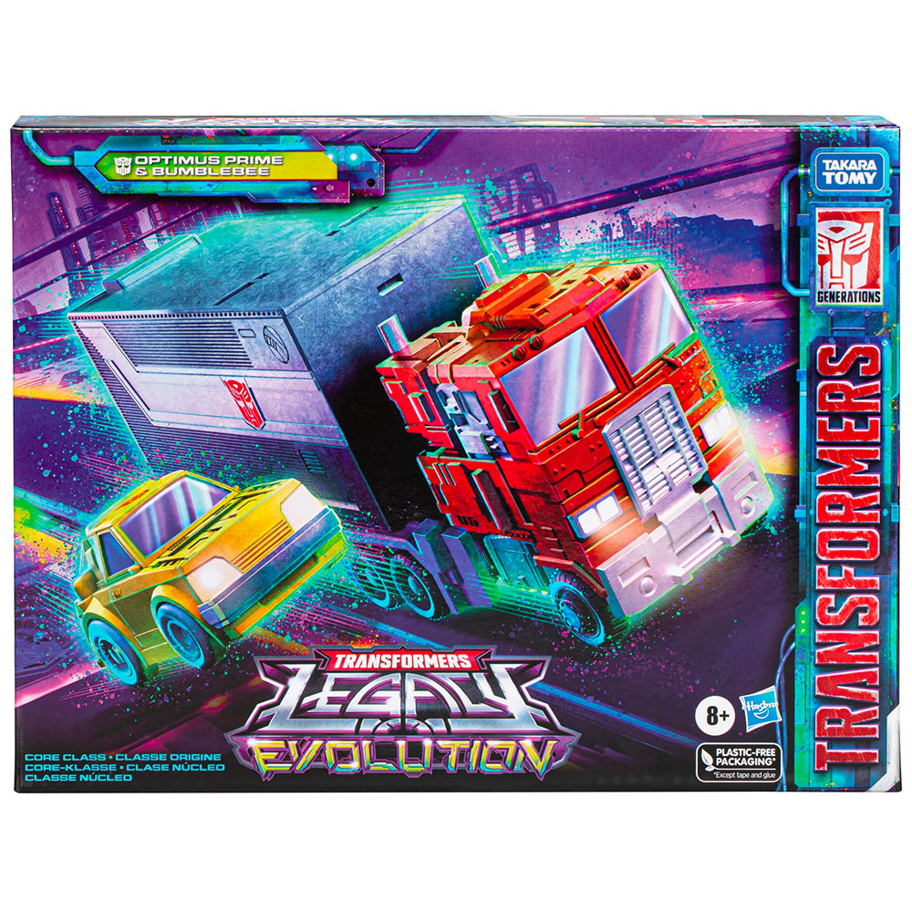 Transformers Legacy Evolution Optimus Prime Bumblebee Core 2-Pack Set ...
