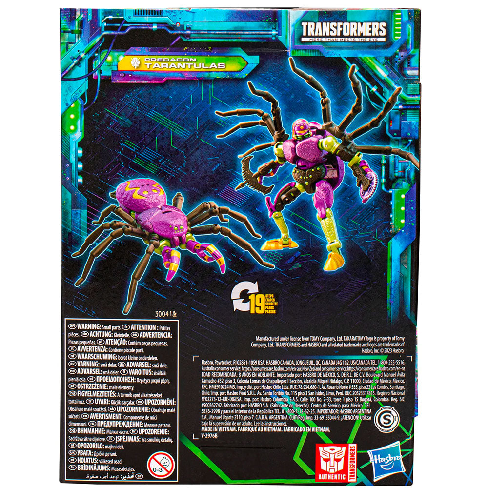 Transformers Legacy Evolution Predacon Tarantulas Deluxe Class Spider ...