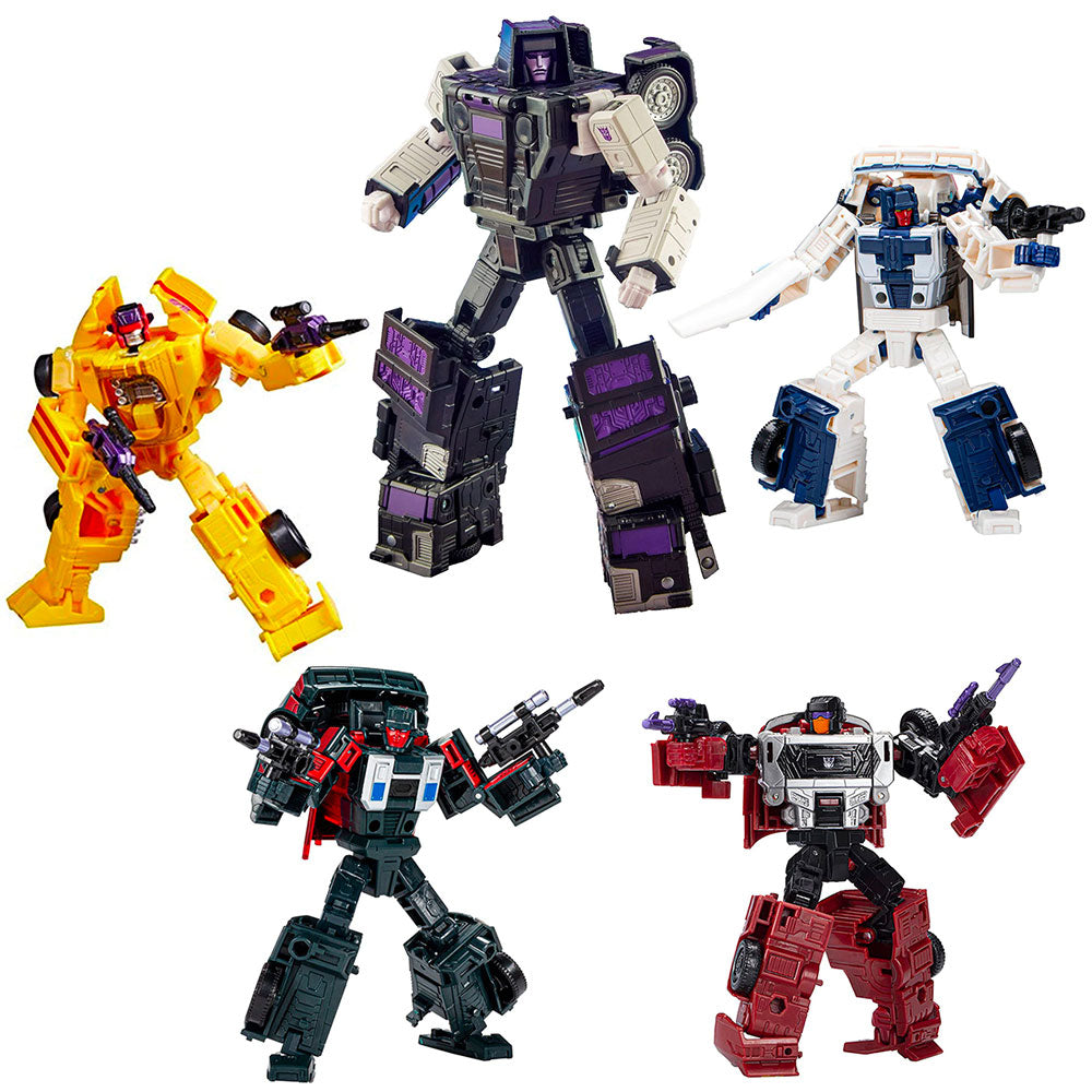 Buy Transformers Legacy Stunticon Menasor Combiner 5-Figure Bundle Toy ...