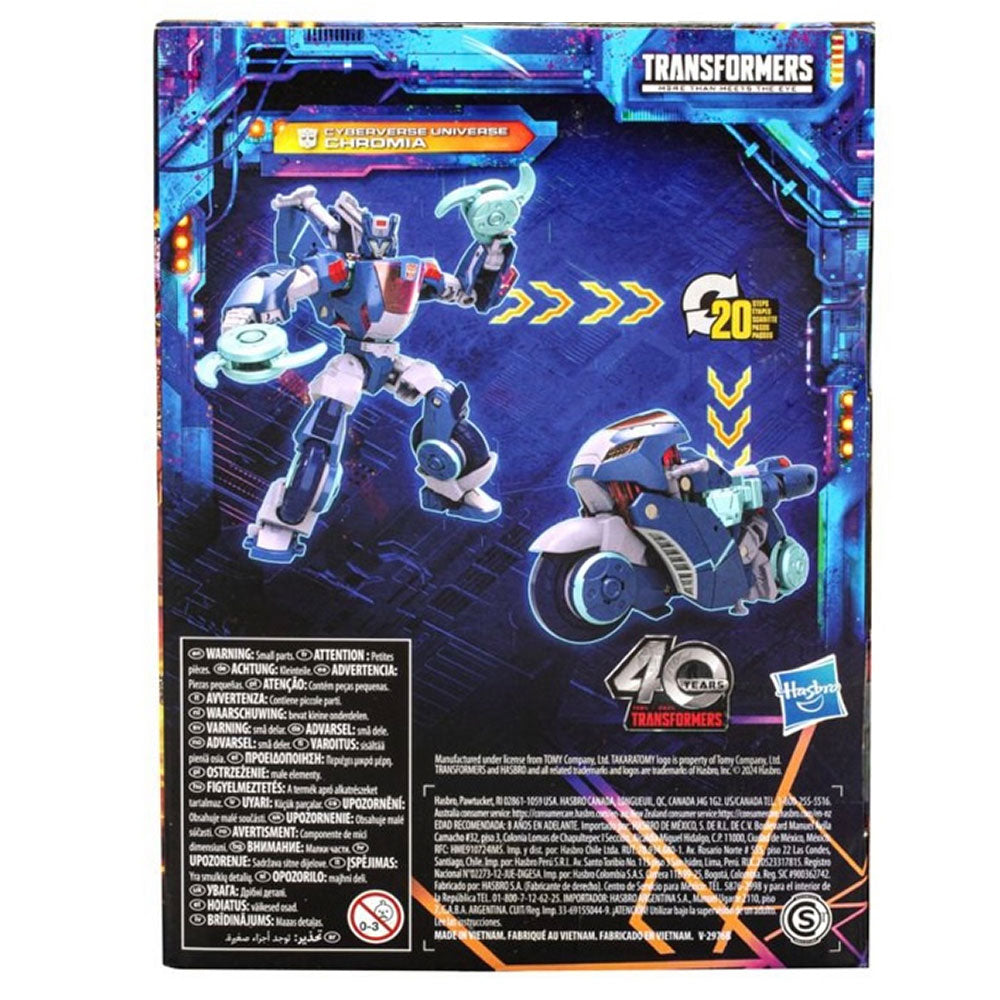 Transformers Generations Legacy United Cyberverse Chromia Deluxe Toy ...