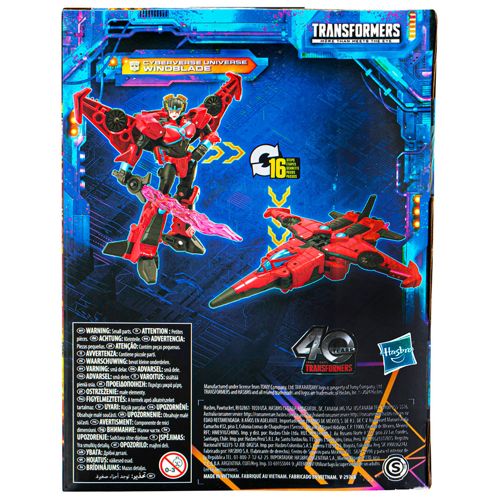 Transformers Generations Legacy United Cyberverse Windblade Deluxe Toy ...