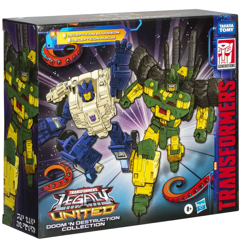 Transformers Legacy United Mayhem Attack Squad 2-Pack Ruckus Bludgeon ...