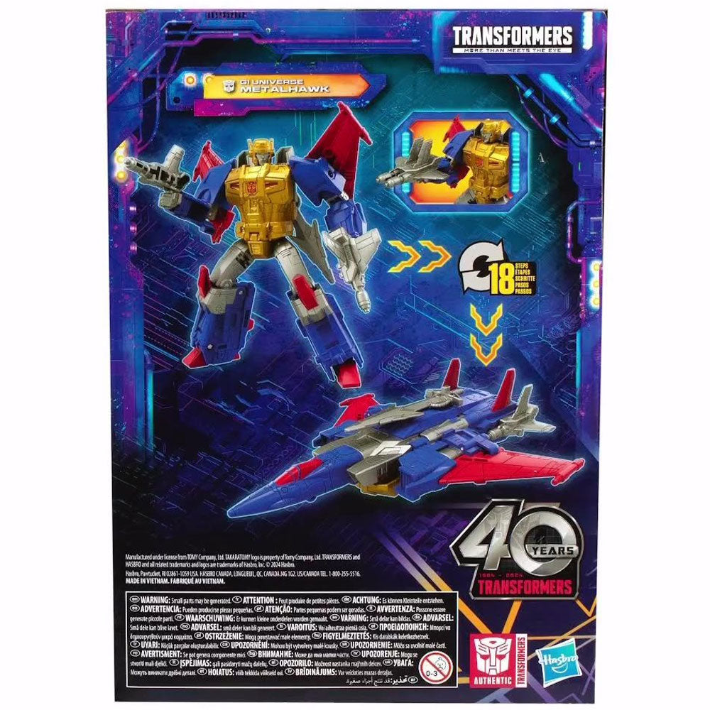 Transformers Generations Legacy United Metalhawk Voyager Pretender Toy ...