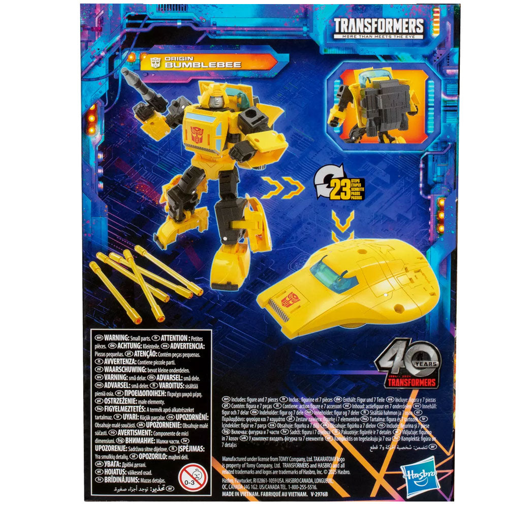 Transformers Generations Legacy United G1 Origin Bumblebee Deluxe Toy ...