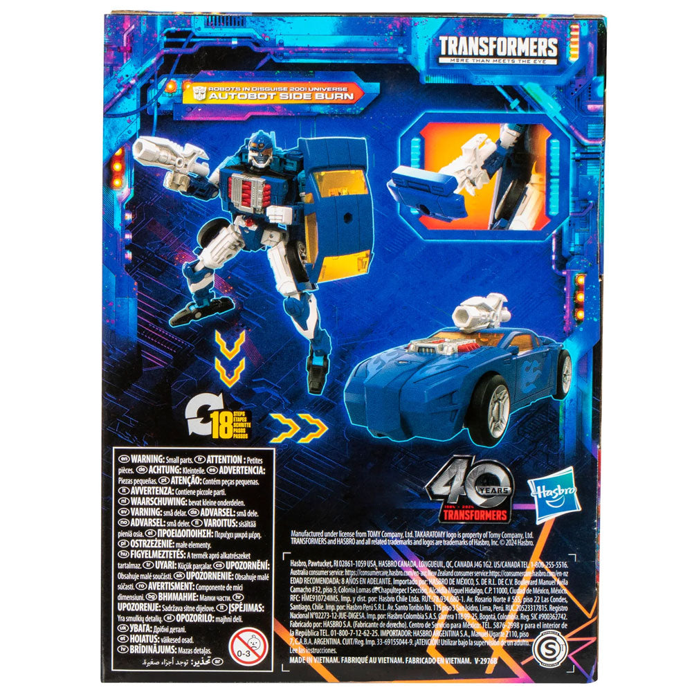 Transformers Generations Legacy United RID Side Burn Deluxe Blue Toy ...