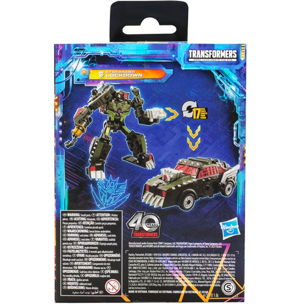 Transformers Legacy United Star Raider Lockdown Deluxe animated Toy ...