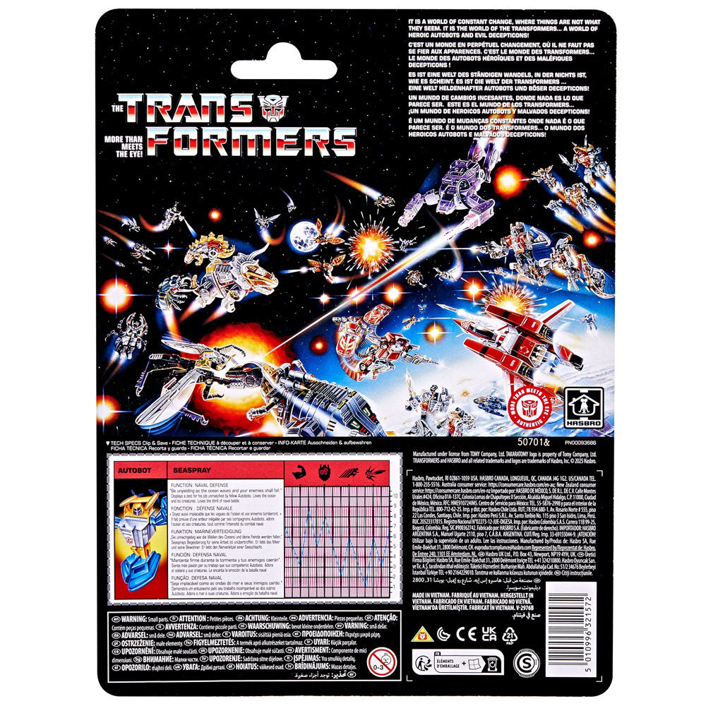 Transformers Retro G1 Autobot Seaspray Deluxe Walmart Exclusive Toy ...