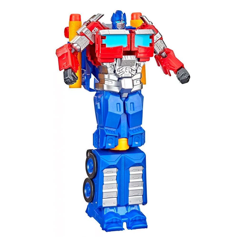 Transformers ROTB Nerf Optimus Prime Blaster Theatrical Movie Logo Box ...