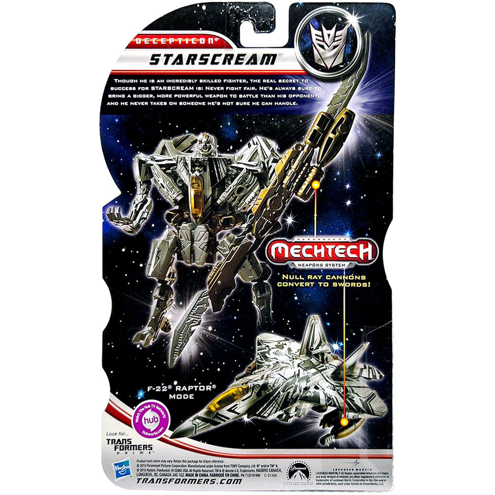Transformers Dark of the Moon DOTM Starscream Deluxe Mechtech USA Toy ...