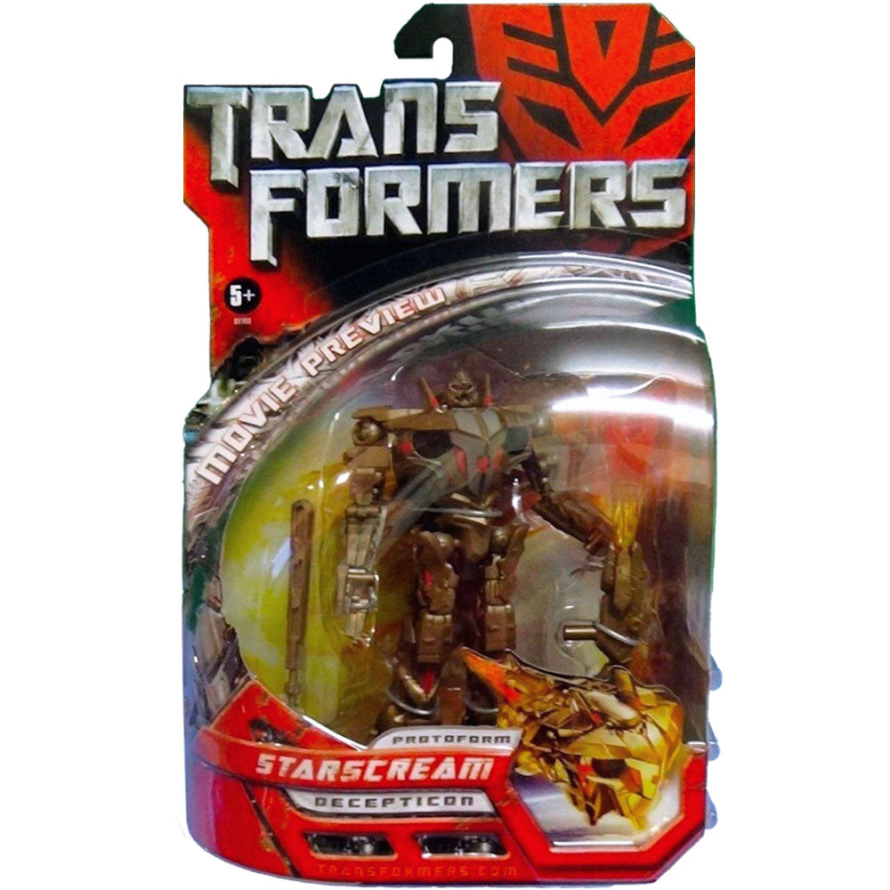 Transformers Movie Preview Protoform Starscream Deluxe Toy UK Variant ...