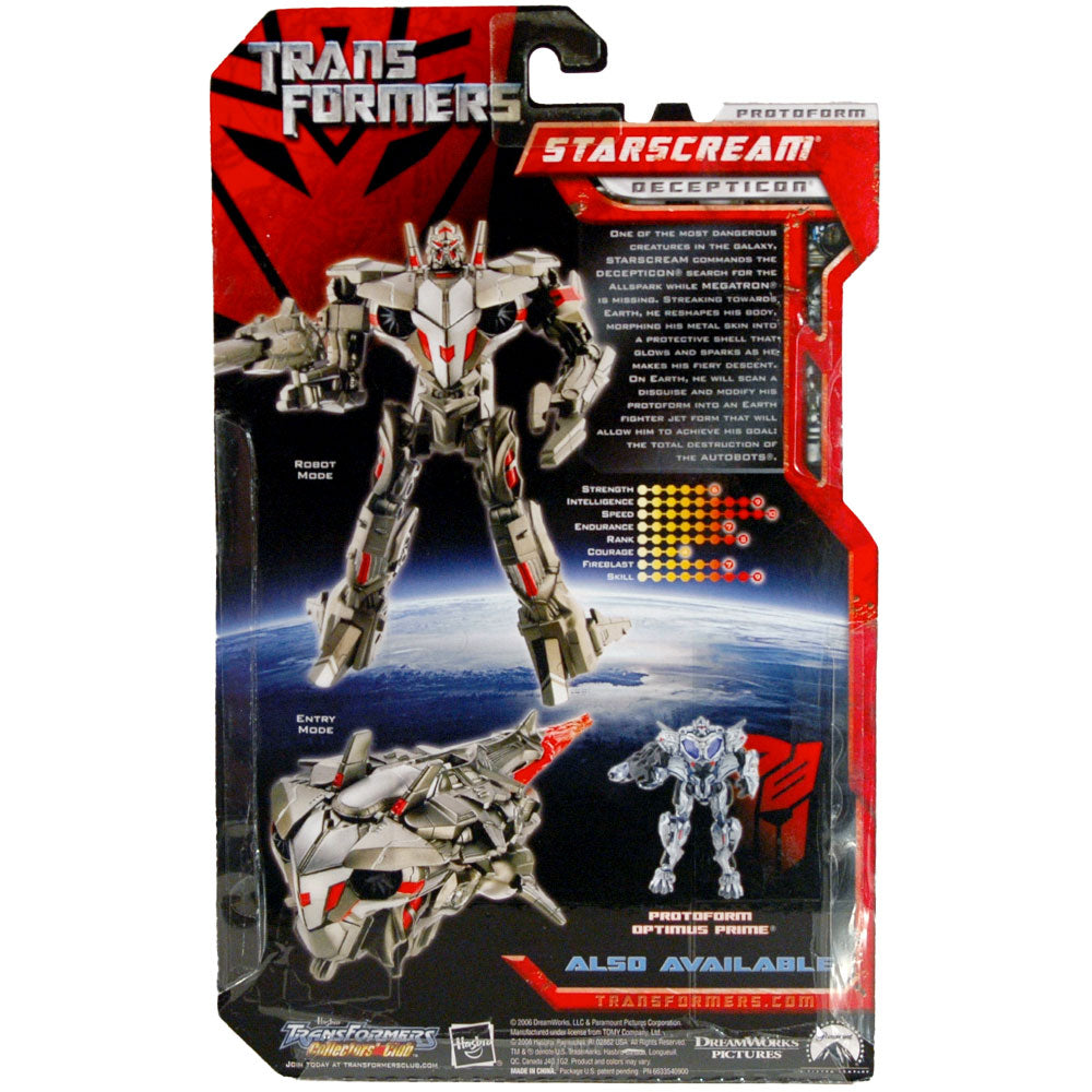 Transformers Movie Preview Protoform Starscream Deluxe Walmart Toy USA ...