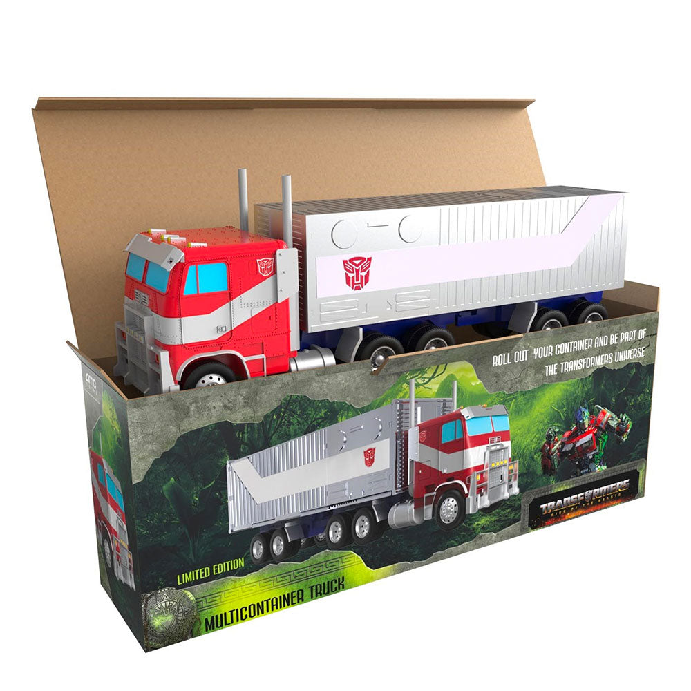 Transformers Rise of the Beasts Movie AMC Optimus Prime Semi Truck Tin ...