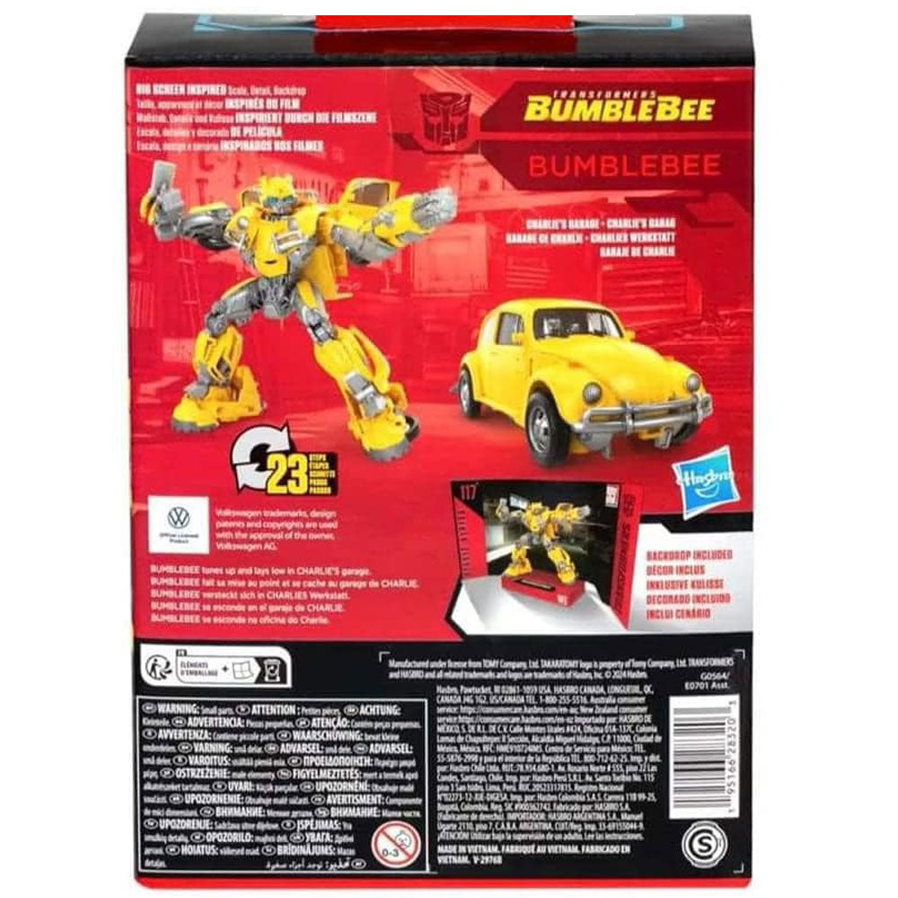 Transformers Studio Series 116 VW Bumblebee Movie Deluxe Yellow Toy ...
