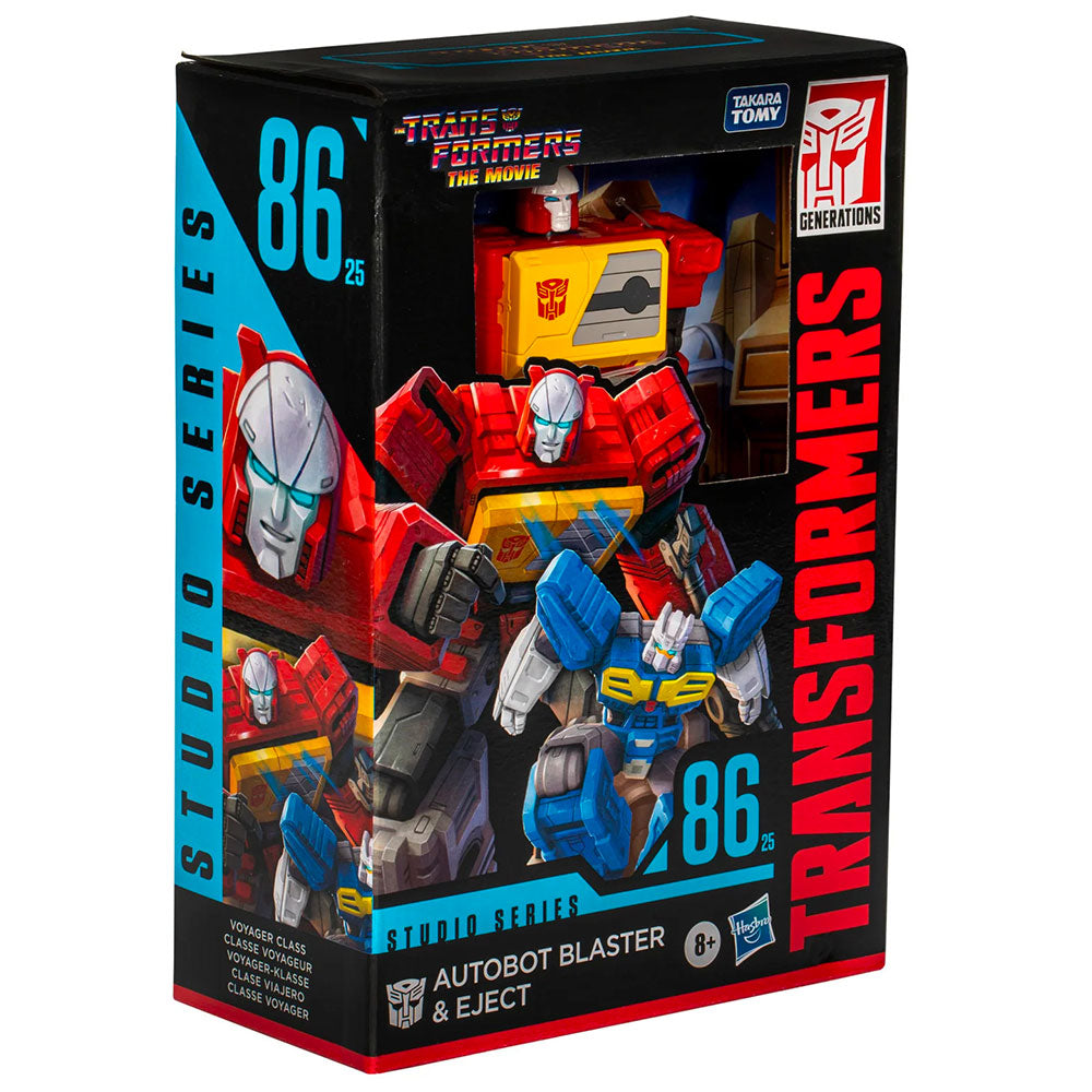 Transformers Studio Series 86-25 Autobot Blaster & Eject TF:TM Voyager – Collecticon Toys