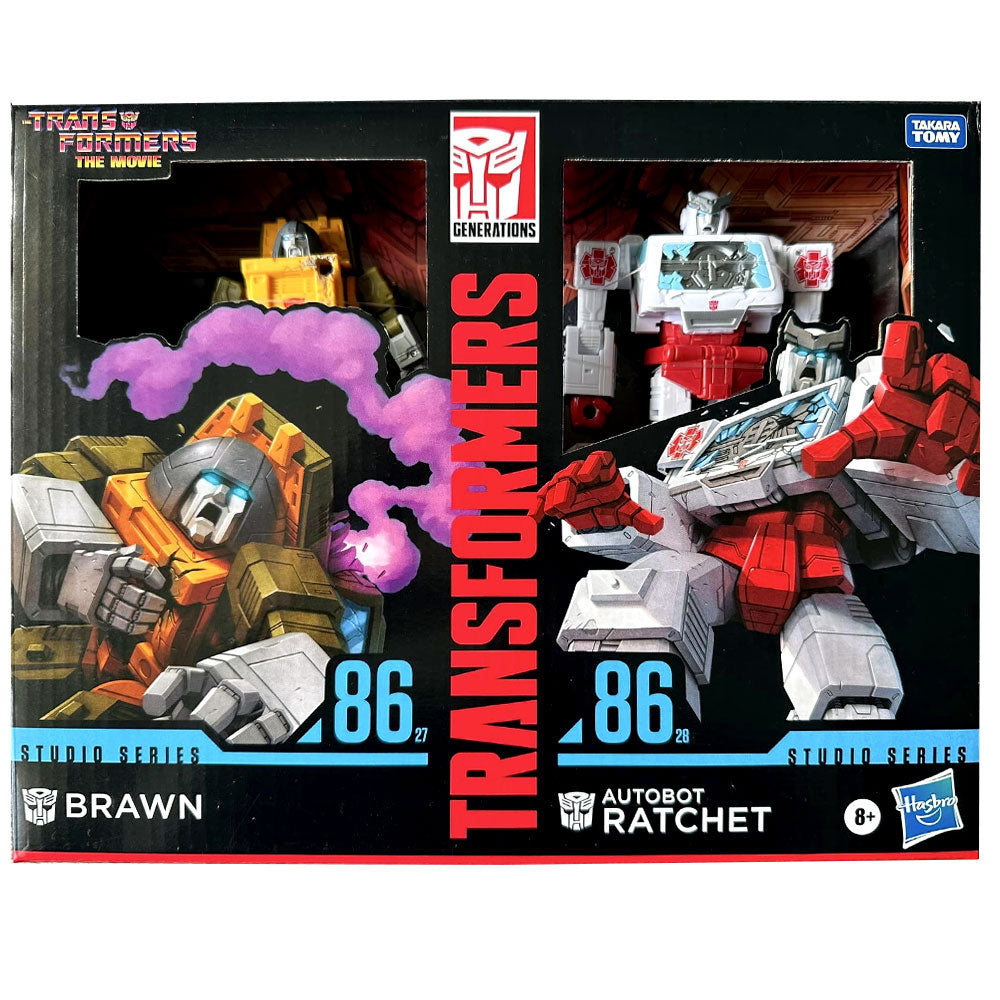 Transformers Studio Series 86-27 Brawn 86-28 Ratchet TFTM Dying 2-Pack ...