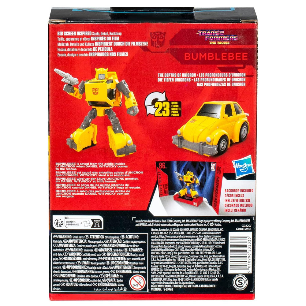 Transformers Studio Series 86-29 Bumblebee Deluxe G1 Animated Movie ...
