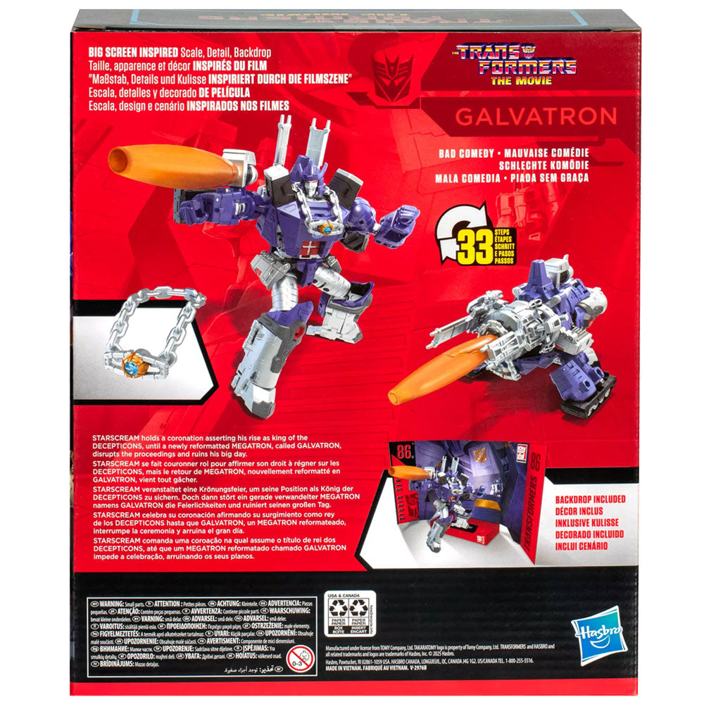 Transformers Studio Series 86-31 Galvatron Leader TFTM Decepticon Toy ...