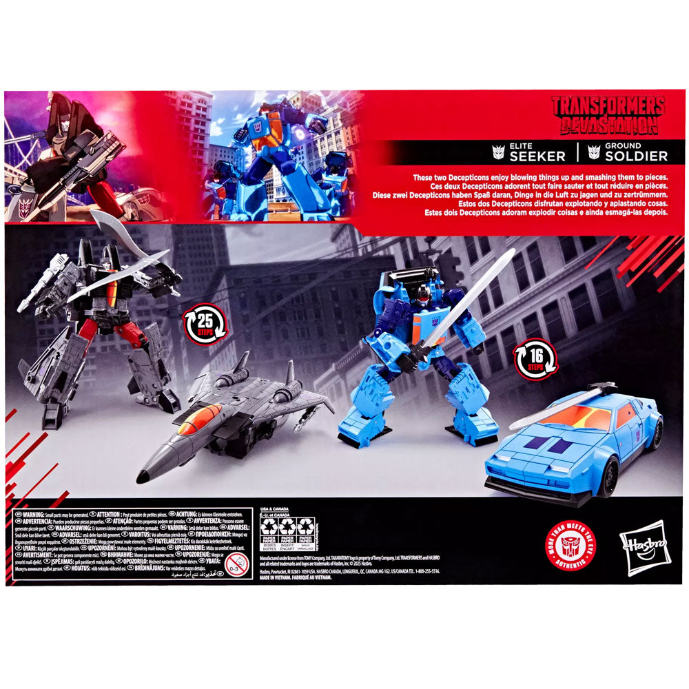 Transformers Studio Series MTMTE Collection Devastation Elite Seeker ...