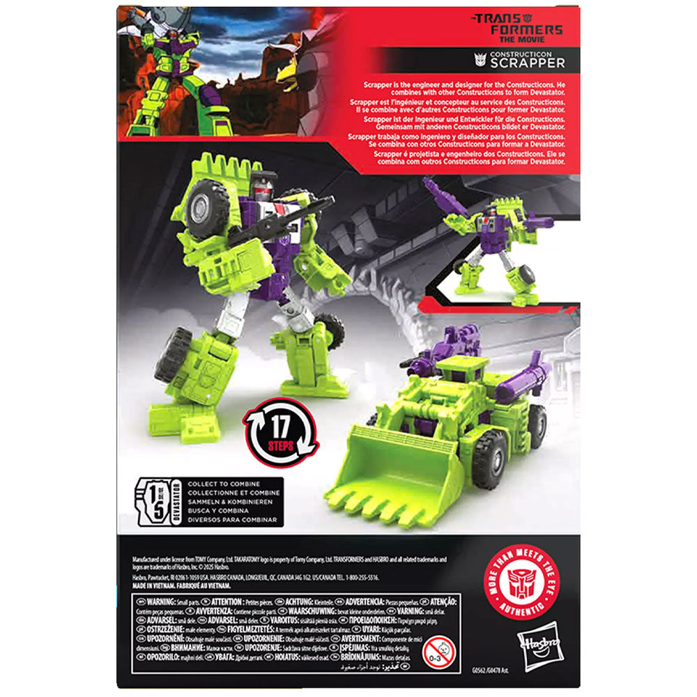 Transformers Movie Studio Series Constructicon Scrapper Voyager TF:TM ...