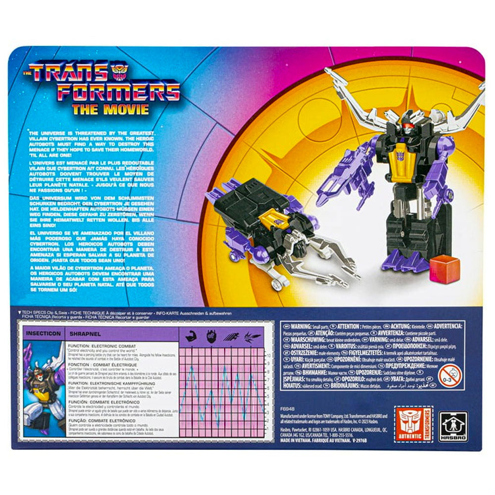Transformers Retro TF:TM G1 Shrapnel Anime Insecticon reissue Walmart ...