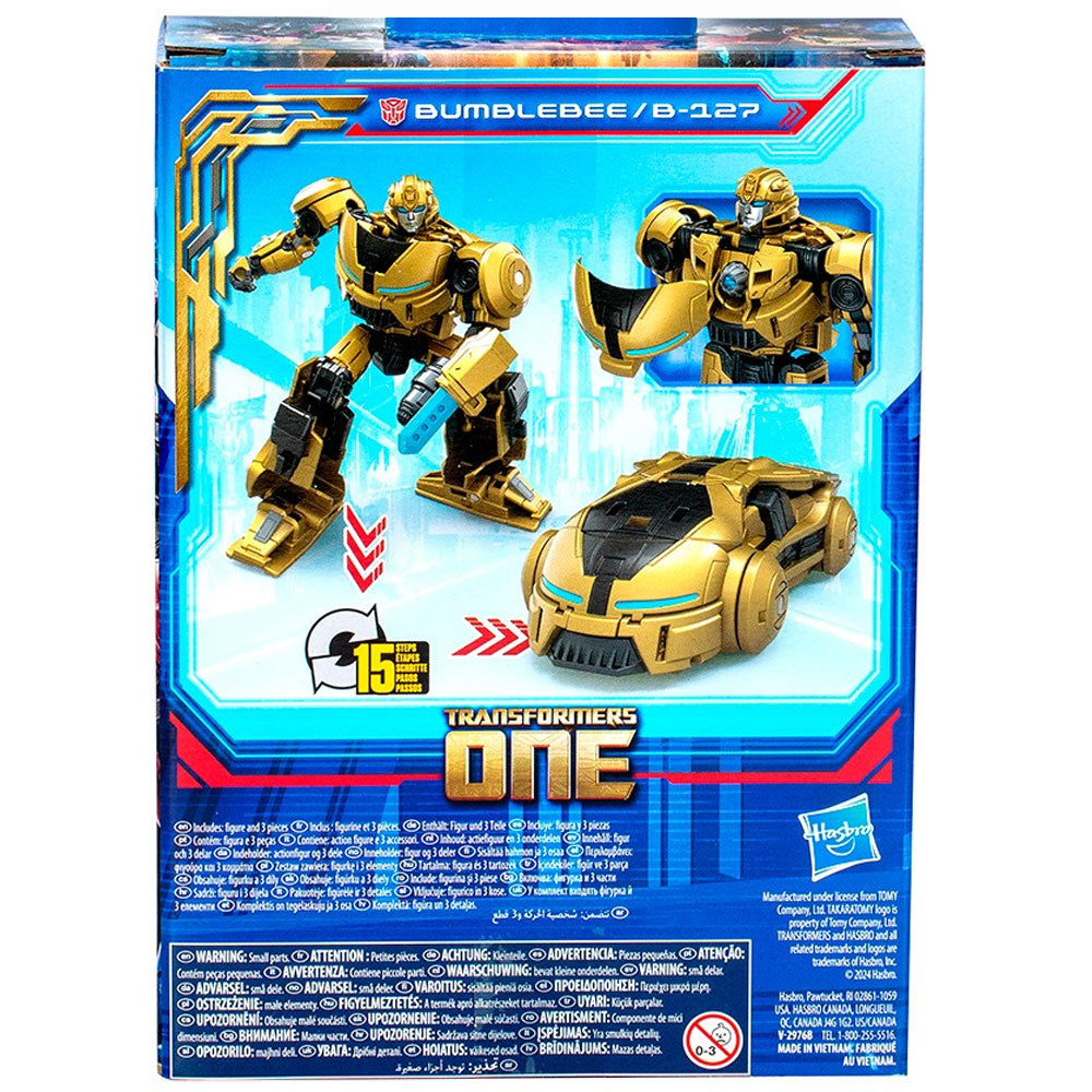 Buy Transformers One Movie Bumblebee Prime Changer action Figure Toy ...