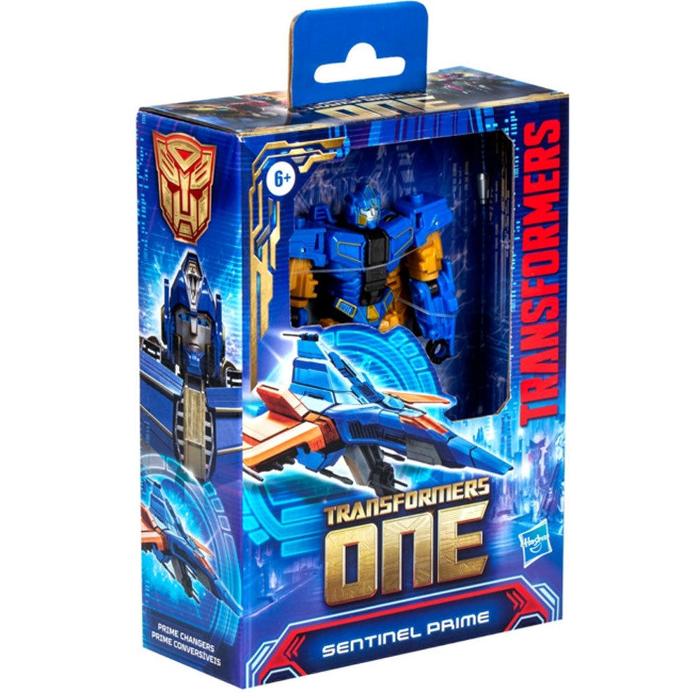 Buy Transformers One Movie Sentinel Prime Changer Blue Jet Robot Toy ...