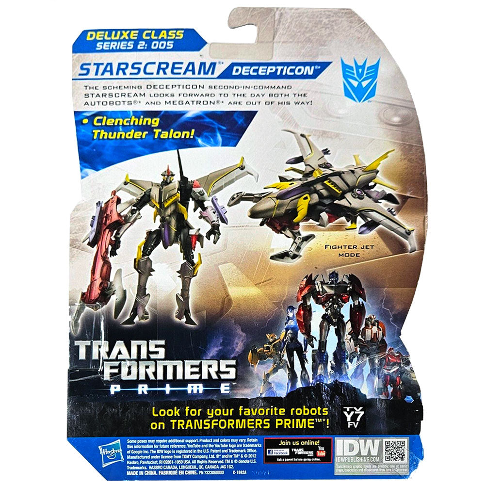 Buy Transformers Prime Beast Hunters Deluxe Series 2 005 Starscream ...