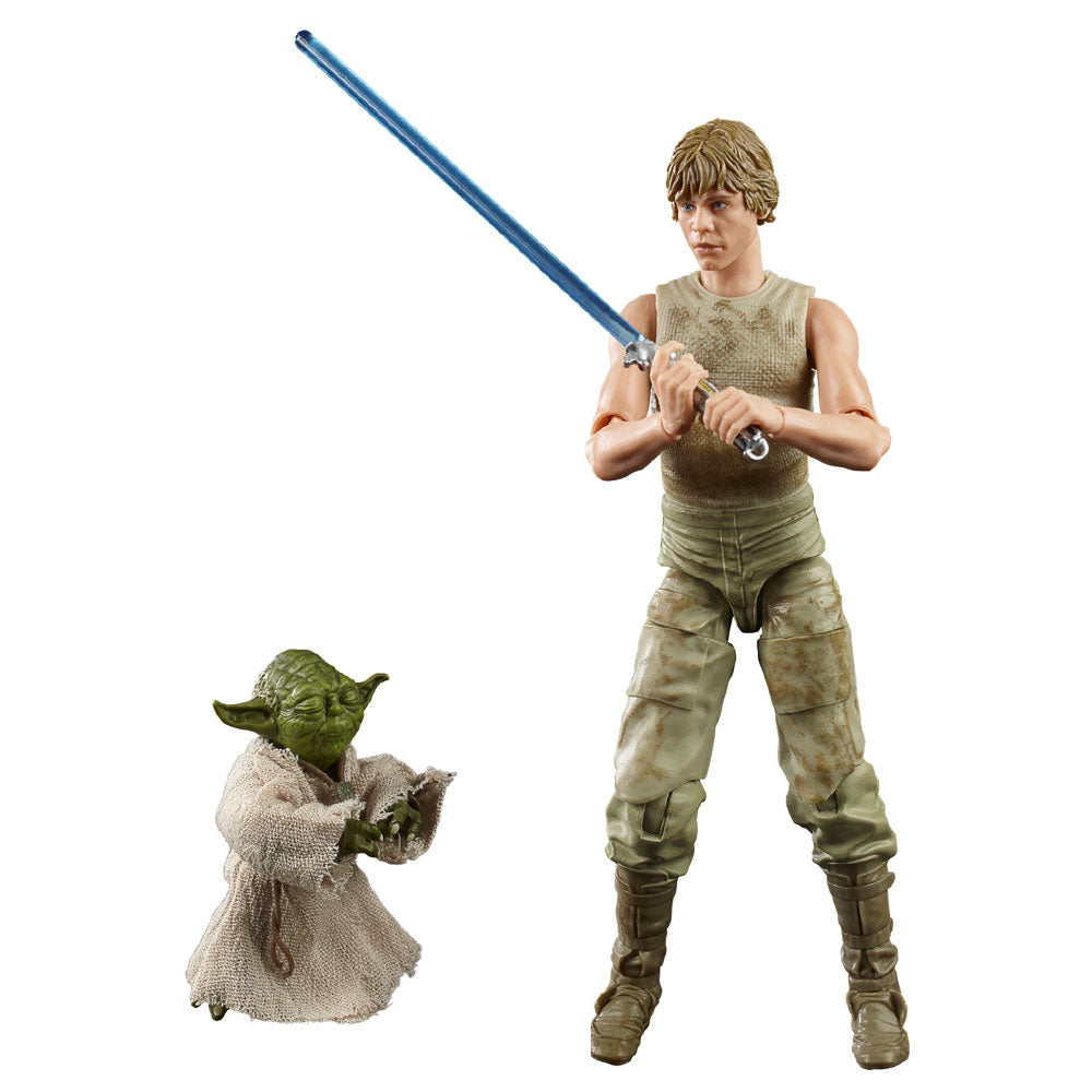 Star Wars Black Series TESB 40th Luke Skywalker & Yoda Jedi Training ...