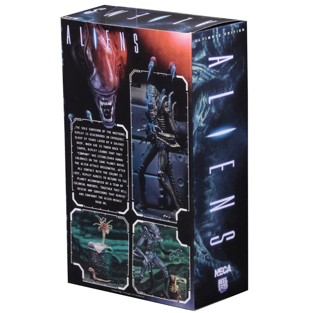 NECA Aliens Alien Warrior Blue Ultimate Edition 7-inch xenomorph toy ...