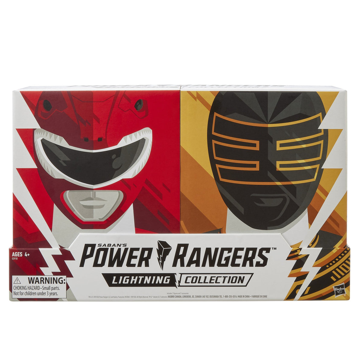 Power Rangers Lightning Collection Mighty Morphin Red and Zeo Gold Ran ...